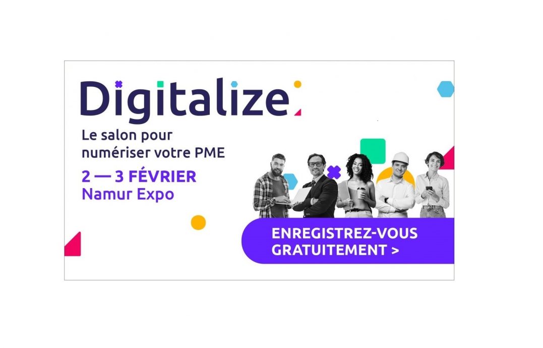 Logidrive présent au salon DIGITALIZE Namur (2 & 3 février) - Logidrive